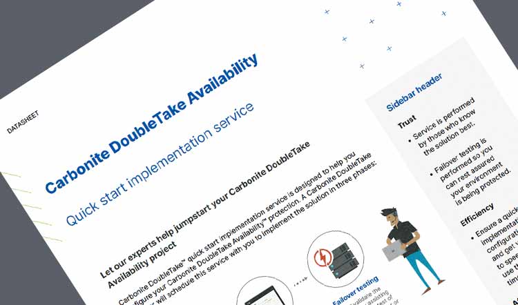 Carbonite Availability service helps with planning