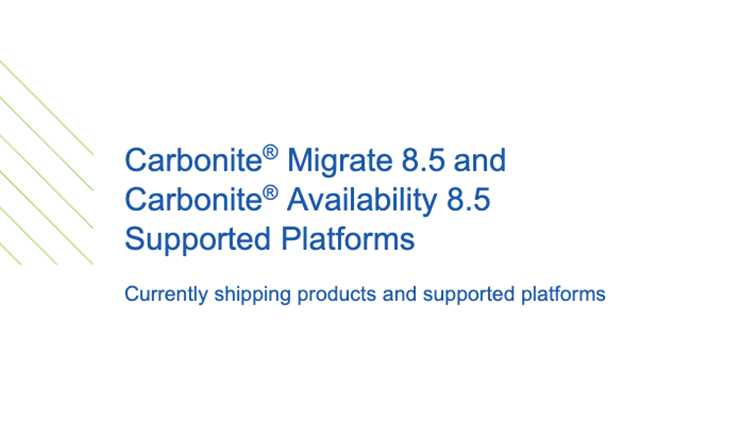 Download OpenText® Migrate 8.5.7 and OpenText® Availability 8.5.7 ...