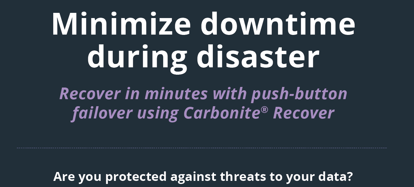 Agile workload migrations with Carbonite® Migrate